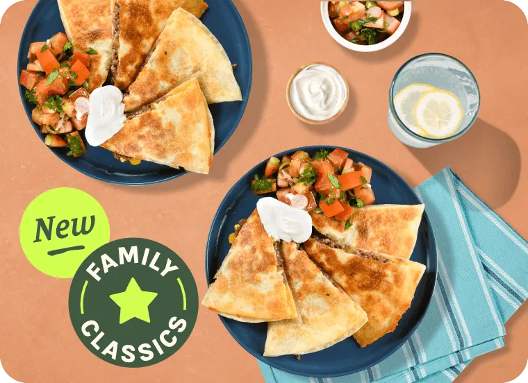 Home Chef Family Menu